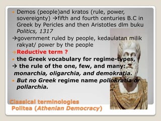 Democracy theories | PPTX