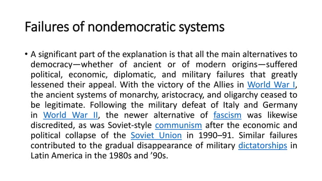 Democratic and non-democratic.pptx | Civic affairs | Politics