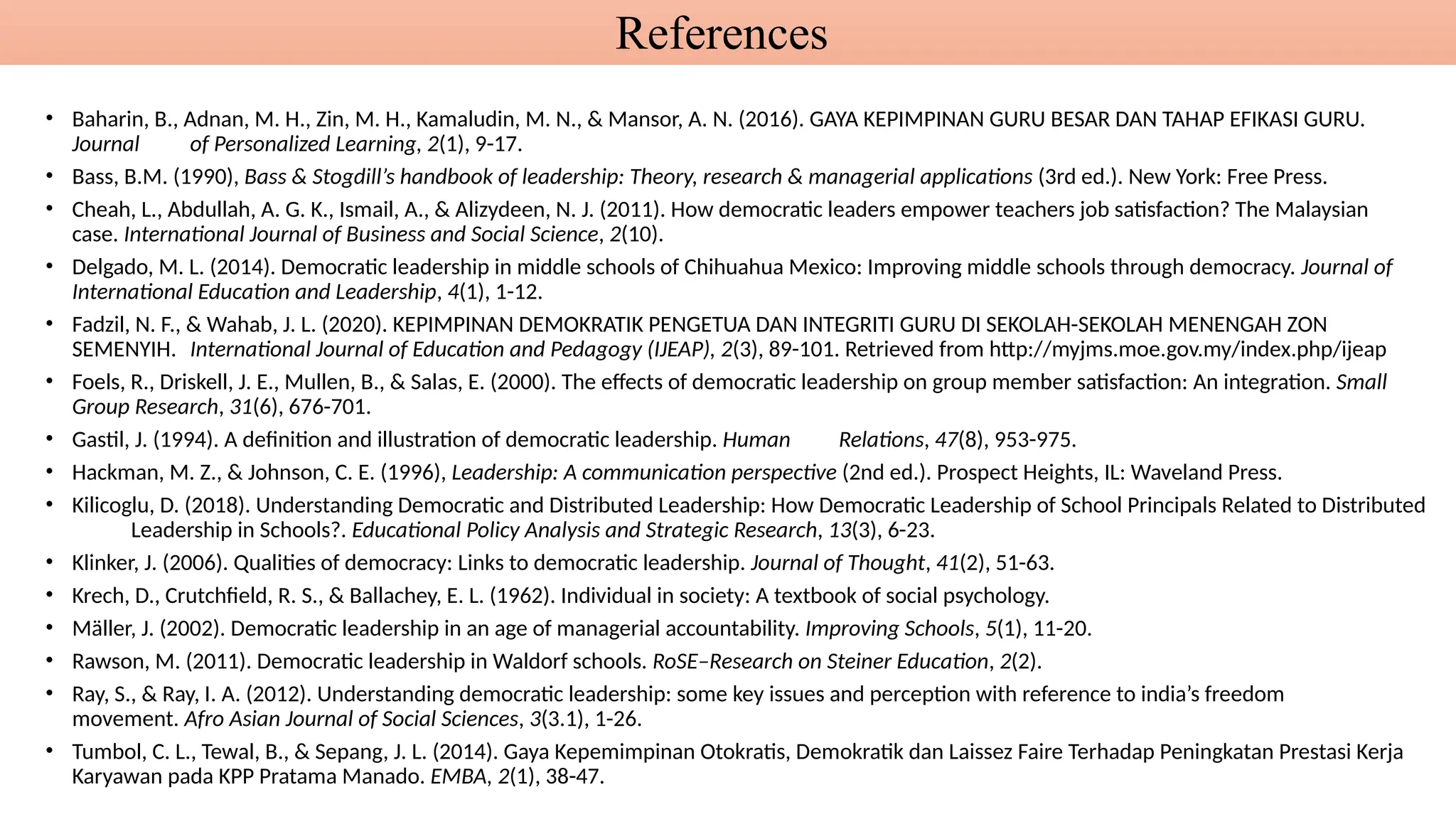 Democratic leadership in an organization skills.pptx