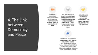 Democratic peace theory uc cambodia | PPTX