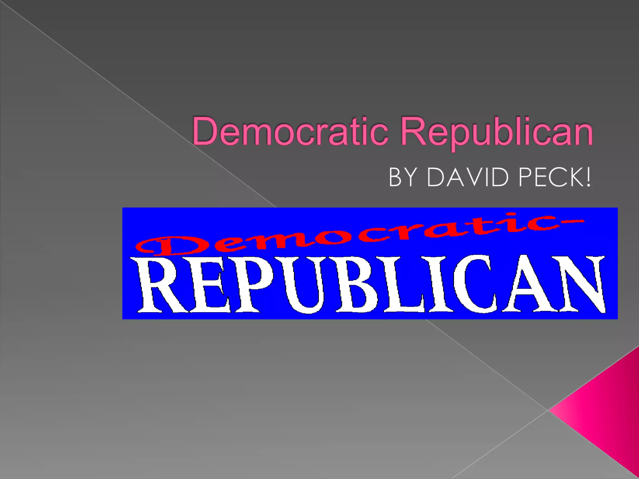 Democratic republican | PPTX