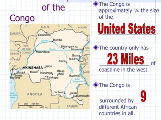 Democratic republic of the congo finished | PPT