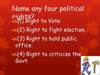 Democratic rights class IX | PPTX