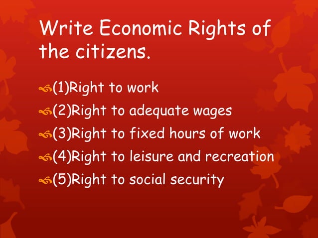 Democratic rights class IX | PPTX | Law