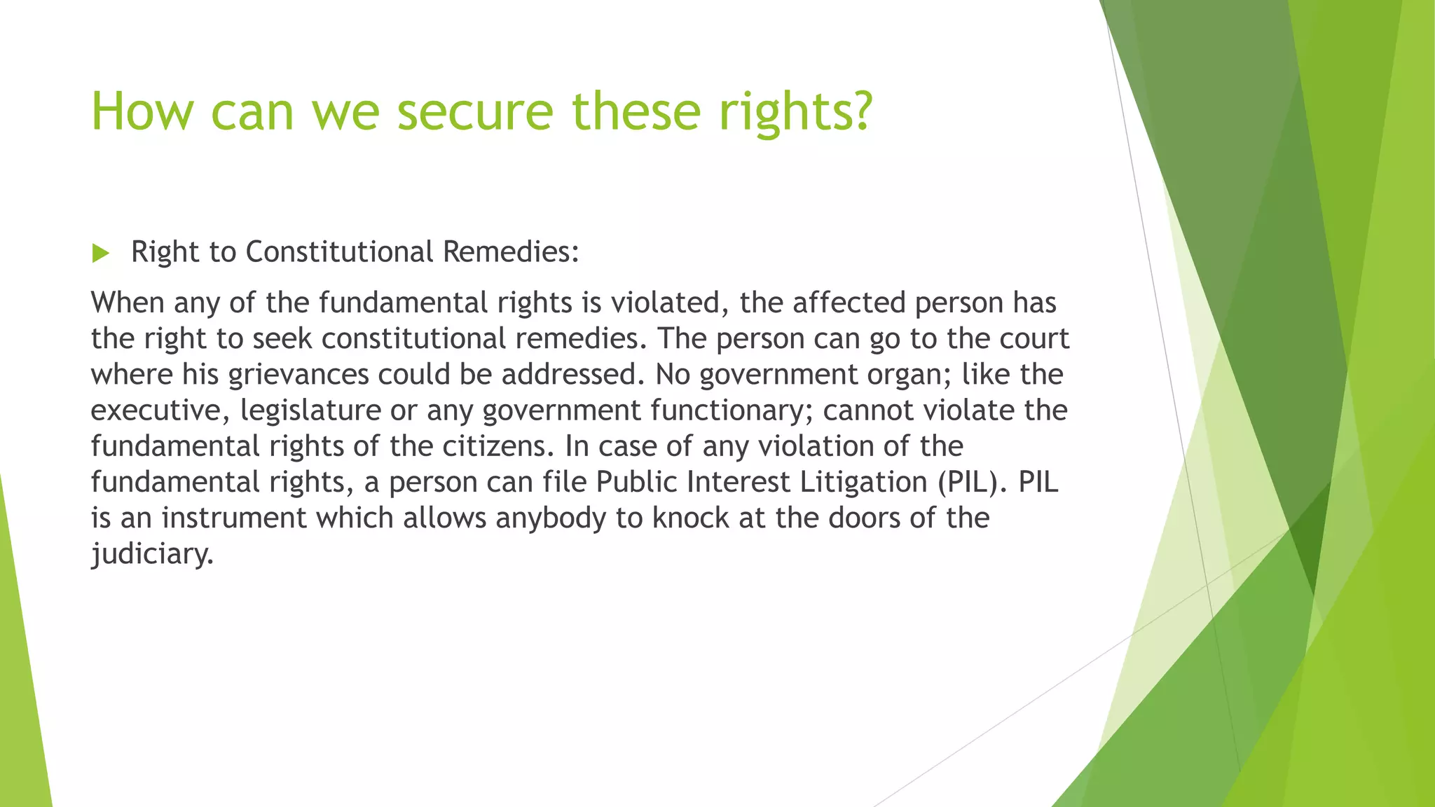 Democratic rights | PPTX