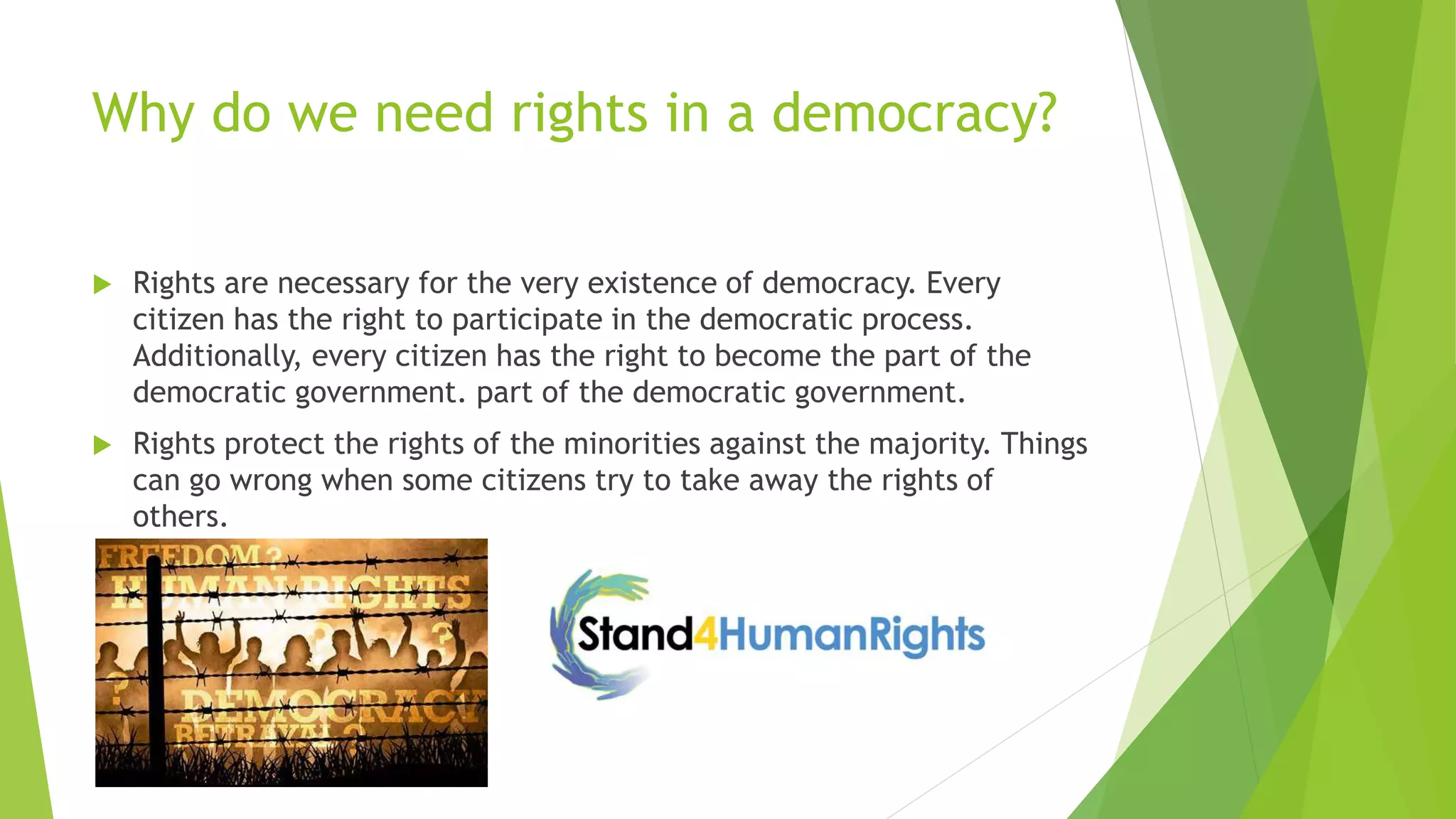 Democratic rights | PPTX