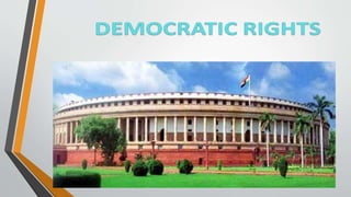 Democratic rights | PPTX