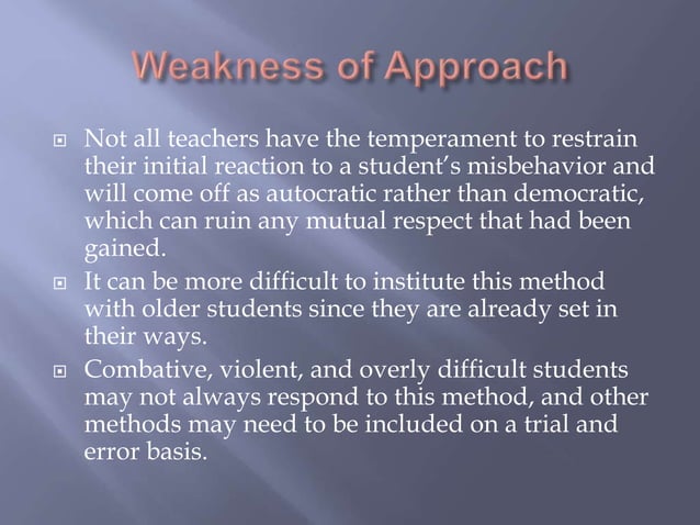 Democratic teaching and management | PPTX | Parenting Children Aged 4 ...