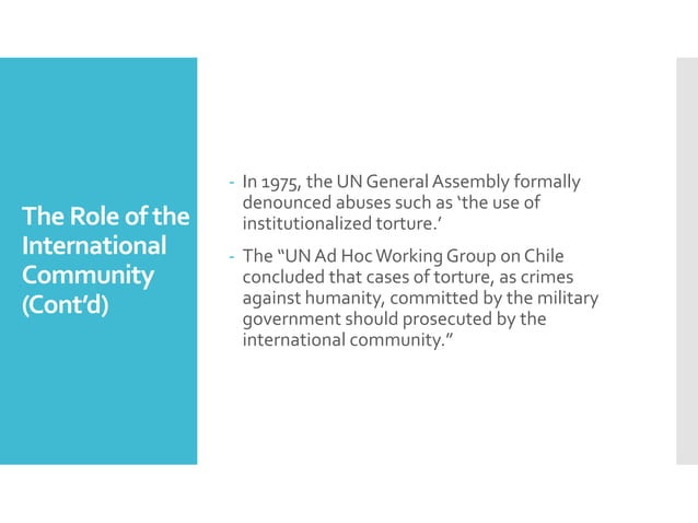 The Democratic Transformation in Chile | PPT