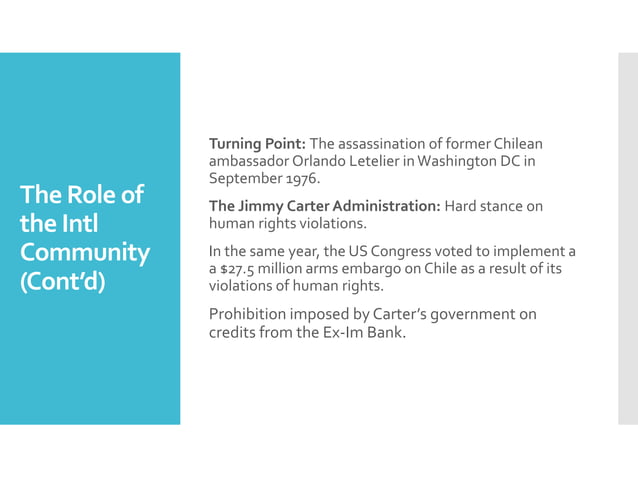 The Democratic Transformation in Chile | PPT