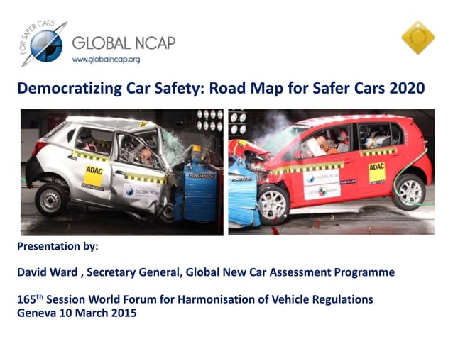 Democratising Car Safety, Road Map for Safer Cars 2020 | PPTX ...