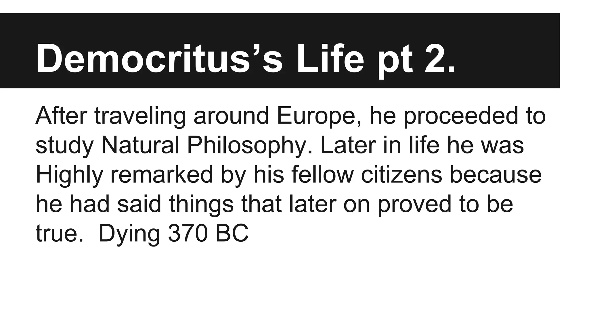 Democritus | PPTX