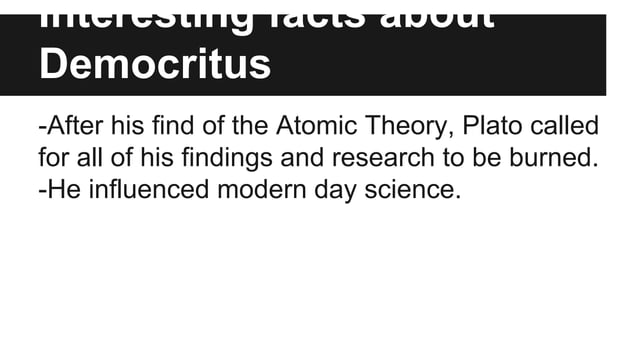 Democritus | PPTX