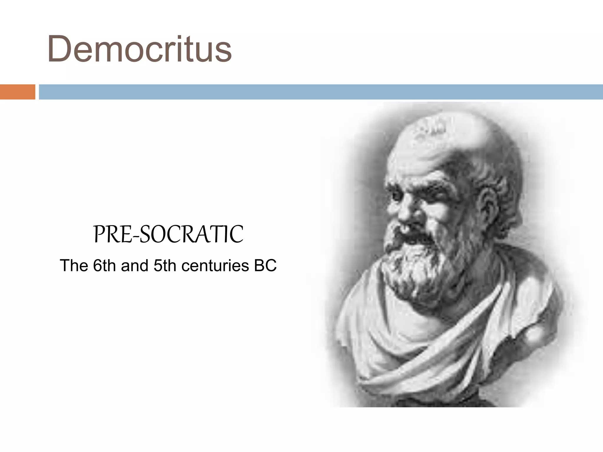 Democritus | PPTX