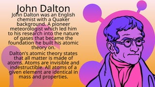 timeline of the atomic models in science chemistry | PPTX