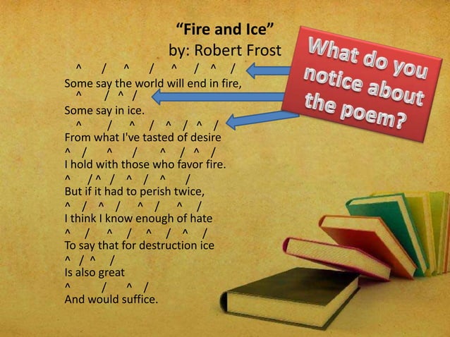 Fire and Ice by Robert Frost | PPTX