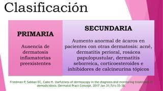 demodex. GENERALIDADES Y ENFERMEDADES ASOCIADAS | PPTX