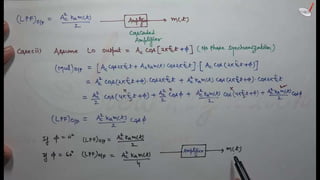 Demodulation of am synchronous detector | PPTX