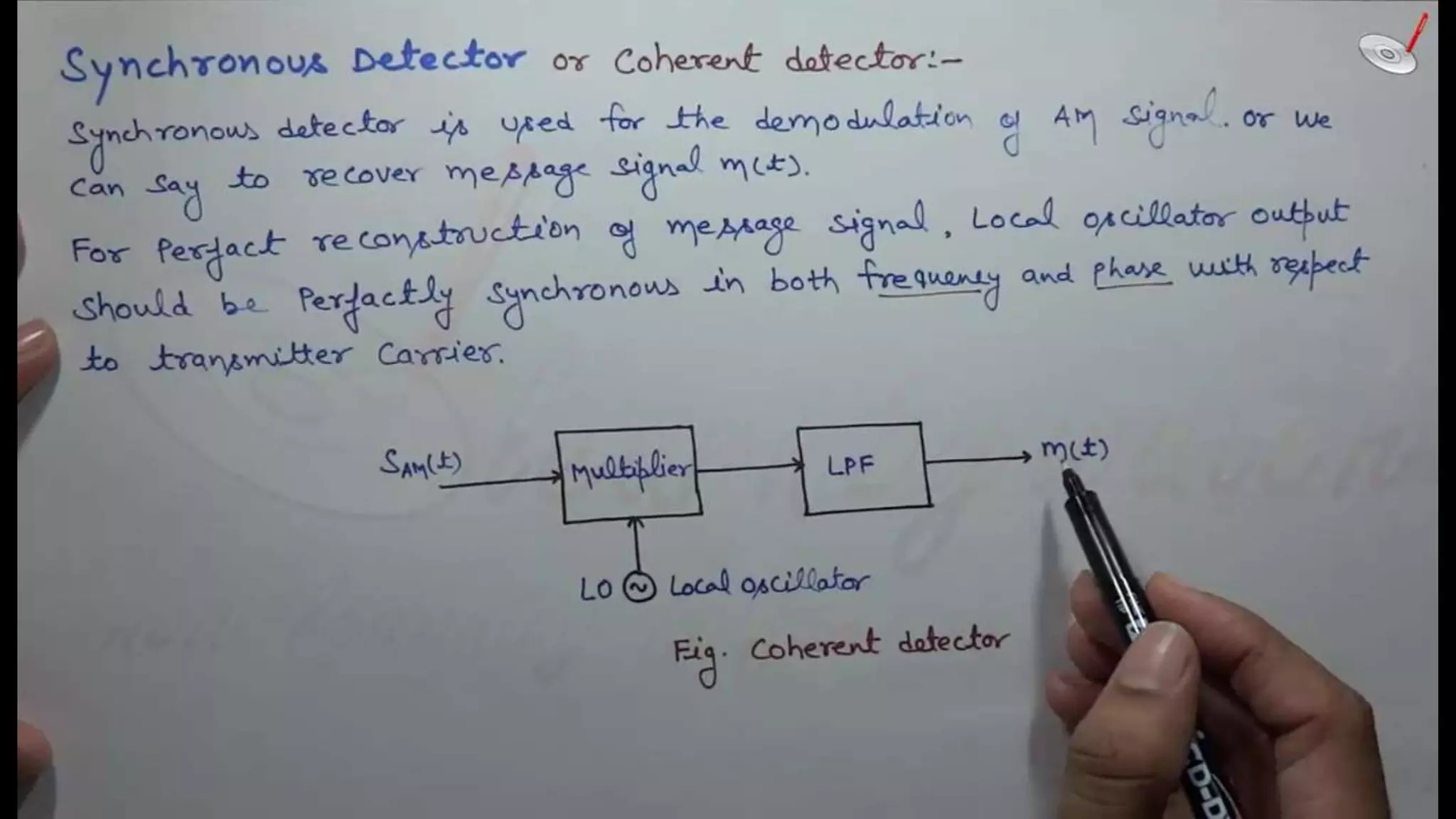 Demodulation of am synchronous detector | PPTX