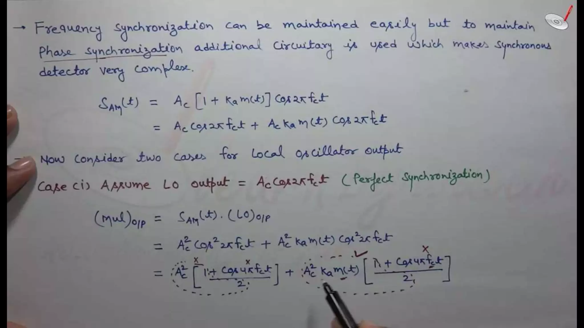 Demodulation of am synchronous detector | PPTX