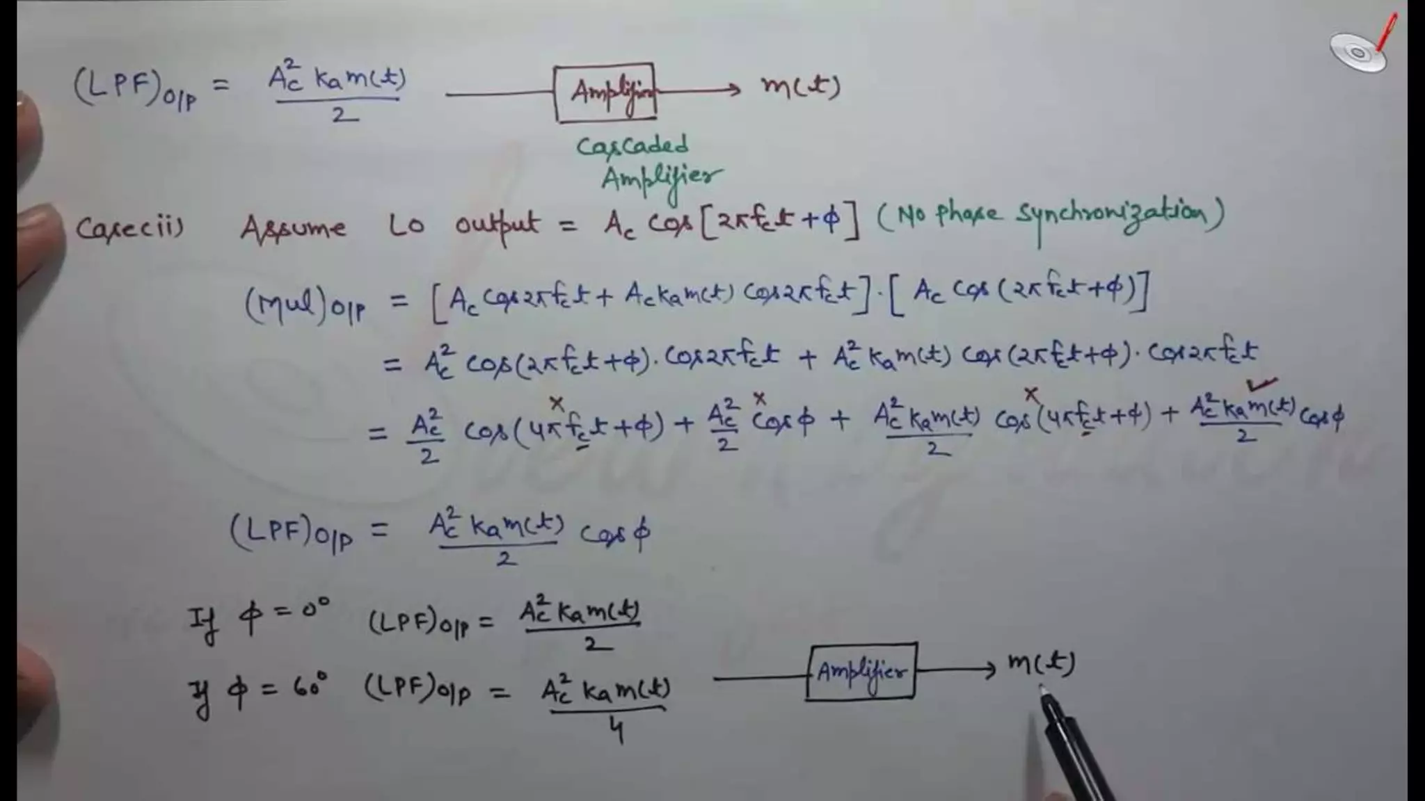 Demodulation of am synchronous detector | PPTX