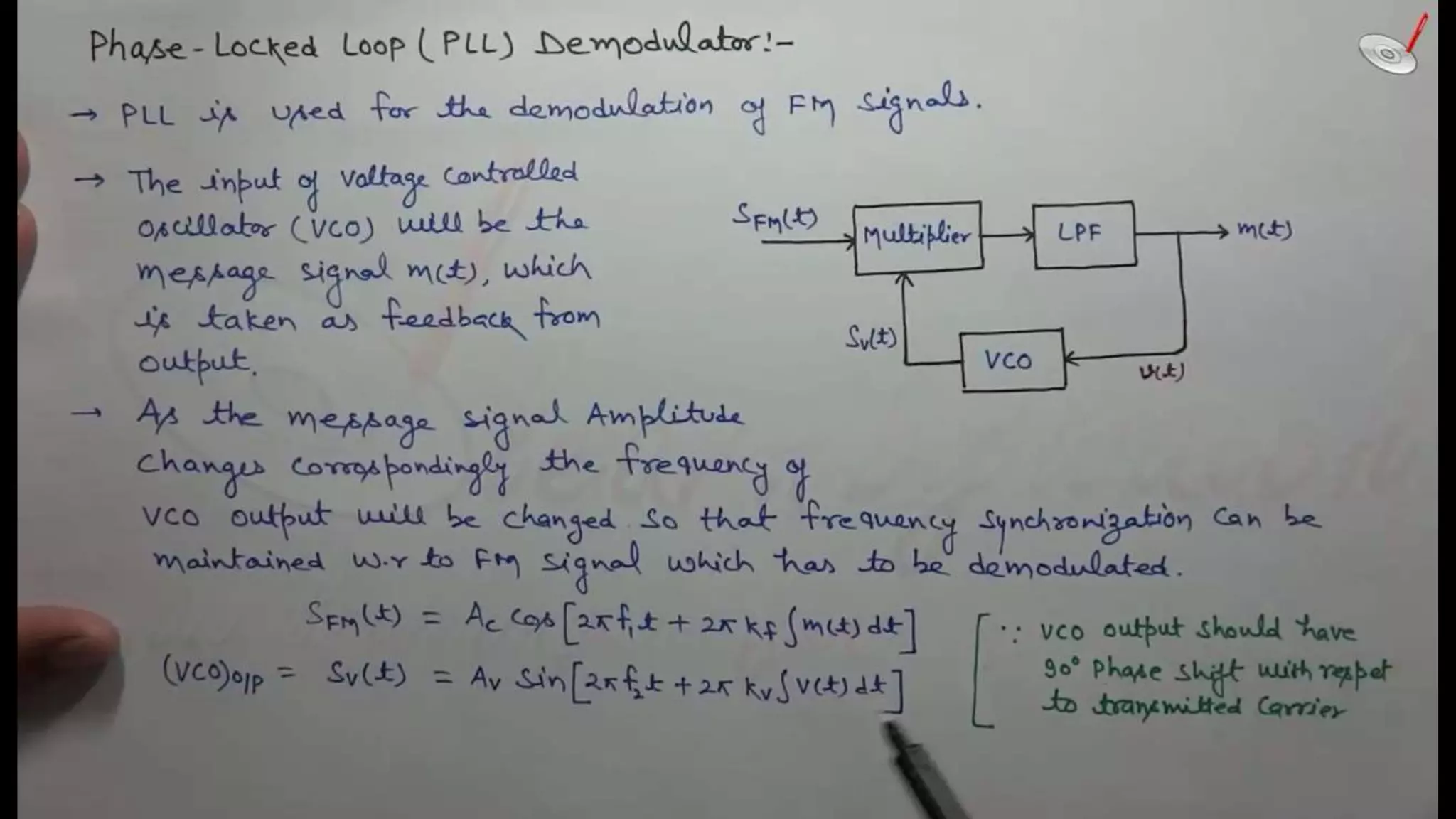 Demodulation of fm pll detector | PPTX | Technology & Computing