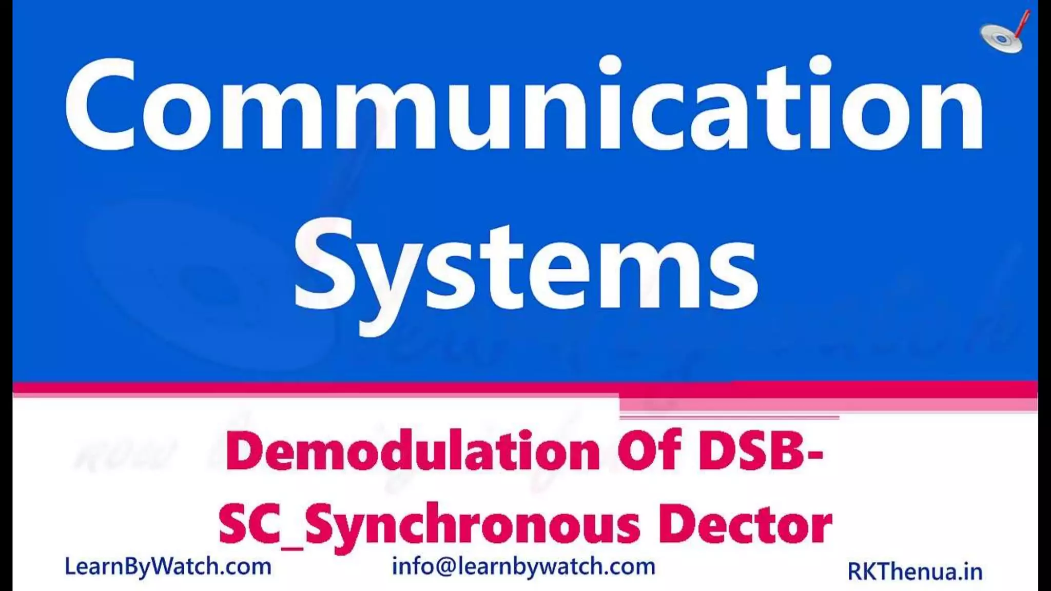 Demodulation of ssb synchronous detector | PPT