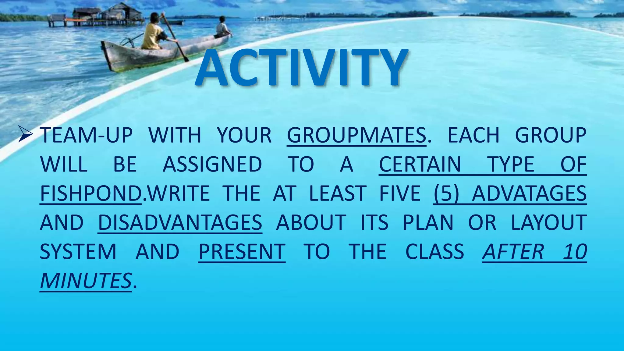 Drawing, Plans, Layout System of Fishery Farm | PPTX