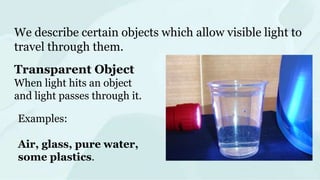 Introduction and Behavior of Light | PPTX