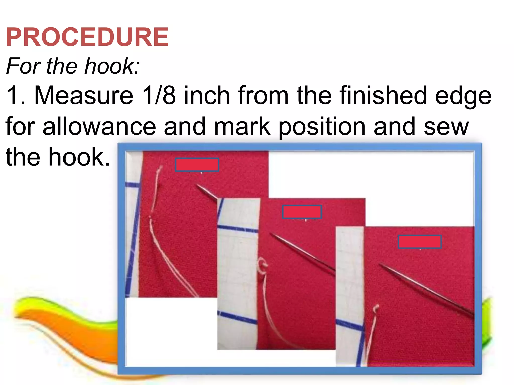 SEWING HOOK AND EYE | PPTX