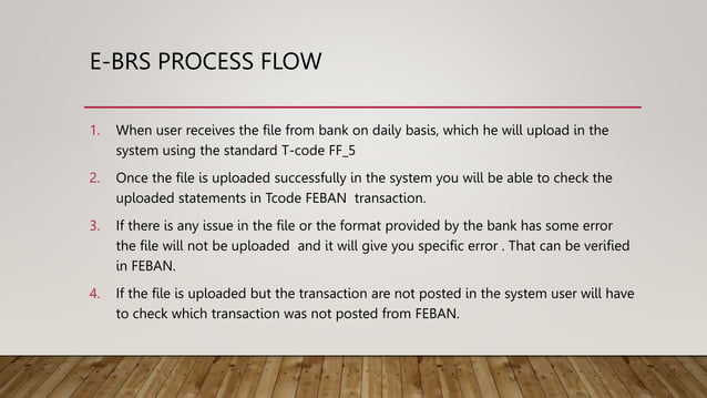 Demo for E-BRS.pptx | Consumer Banking | Personal Finance