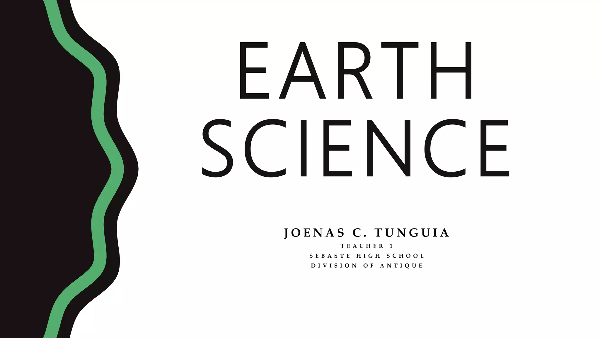 Earth and Life Science - Earth Subsystems Grade 11 | PPTX