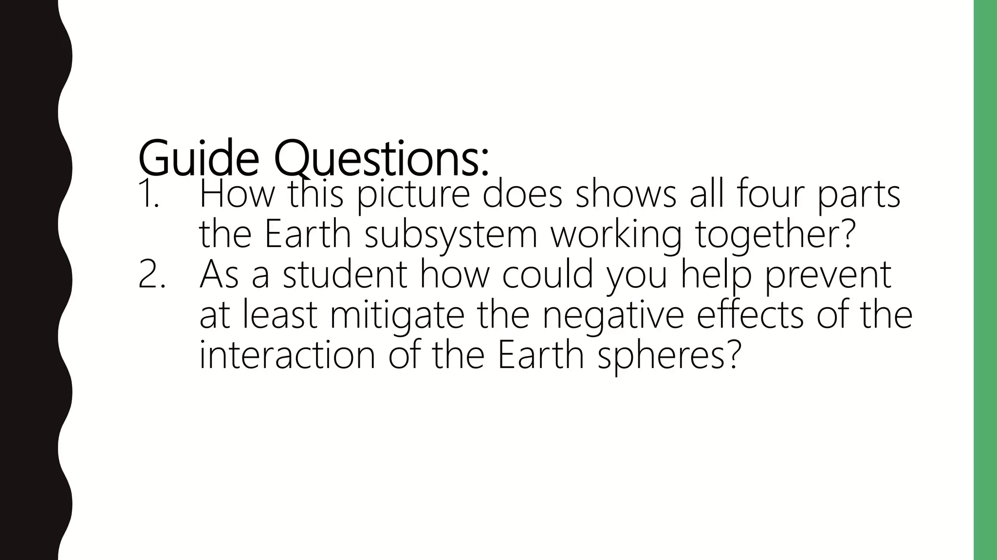 Earth and Life Science - Earth Subsystems Grade 11 | PPTX