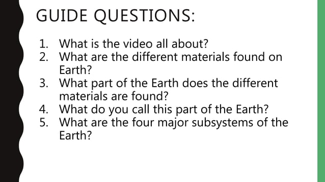 Earth and Life Science - Earth Subsystems Grade 11 | PPTX | Geography ...