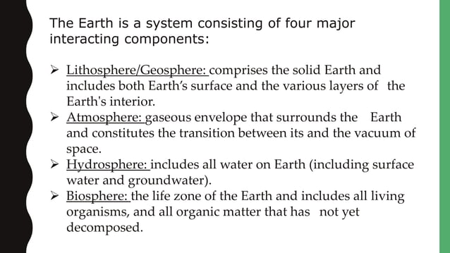 Earth and Life Science - Earth Subsystems Grade 11 | PPTX | Geography ...