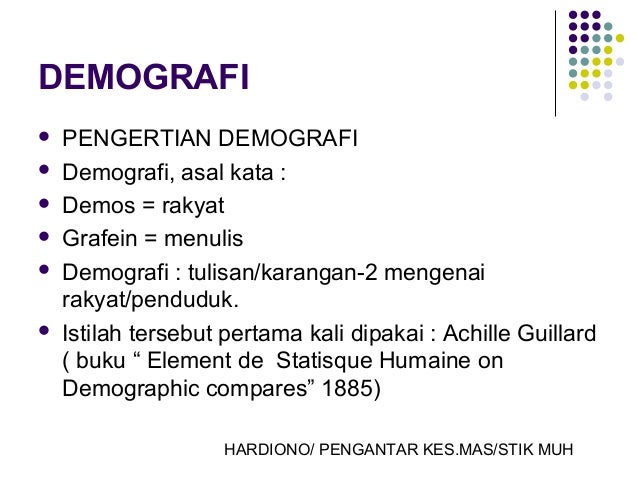 Demografi