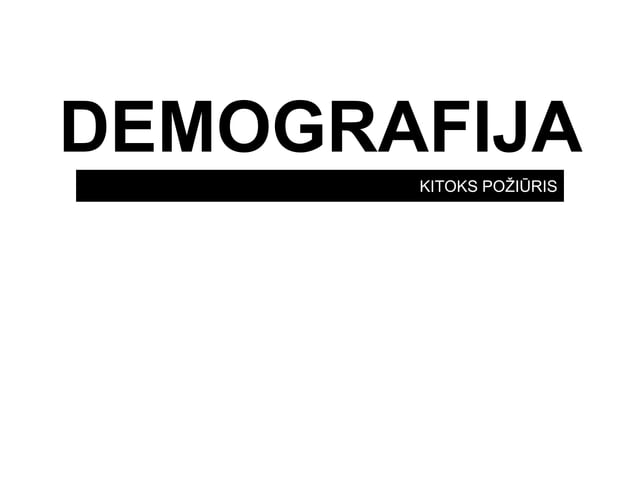 Demografija Ekonomika | PPSX