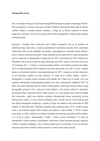 Demografski razvoj mostar | DOC