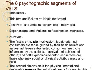 Consumer Demographic and lifestyle | PPTX