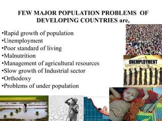 Demographic attributes of developed, developing and 3rd world countries ...
