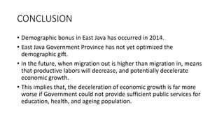 bonus demografi dan dampaknya | PPTX | Economy | Business and Finance