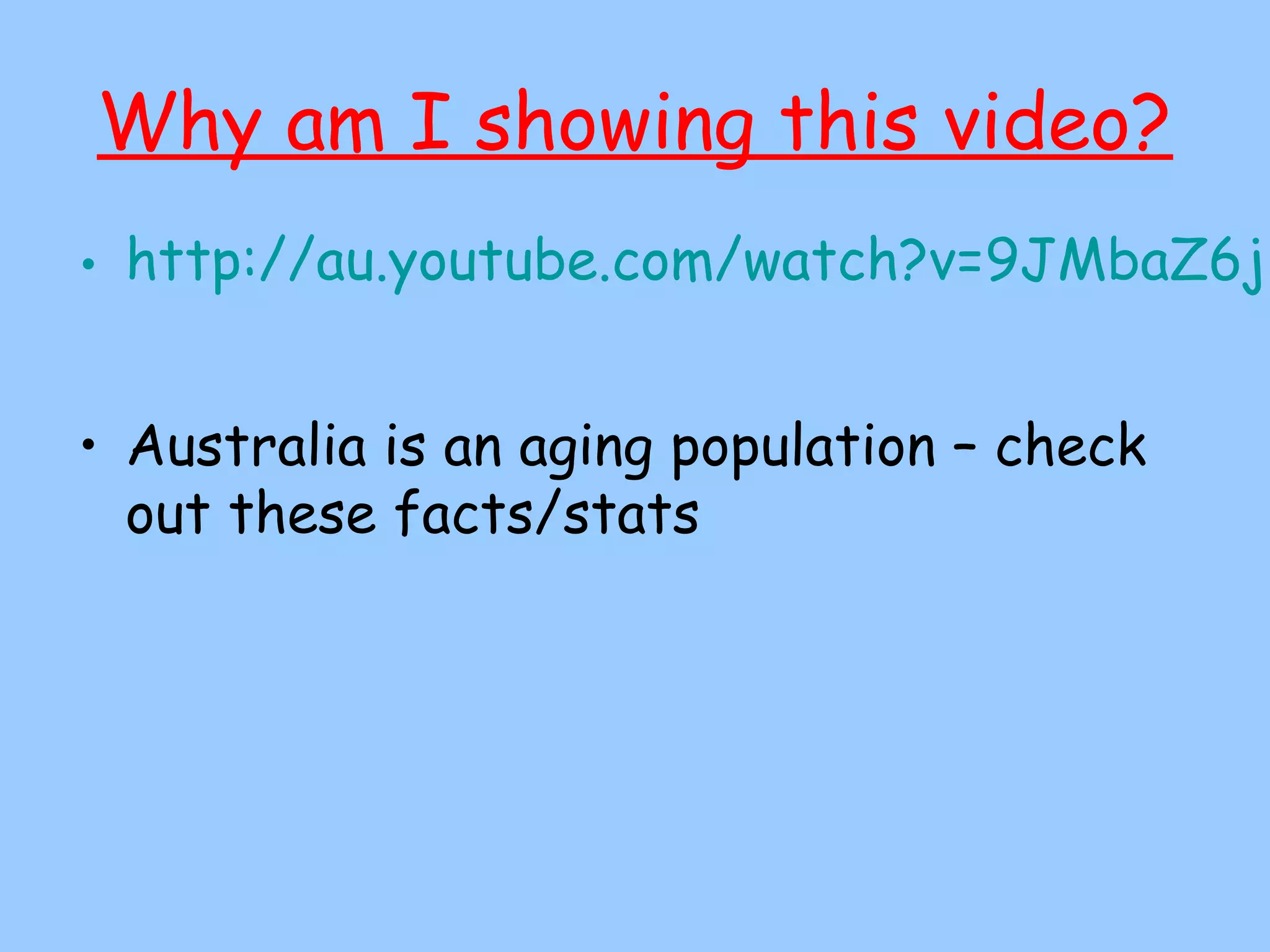 Demographic Characteristics of Australia (2013) | PPT