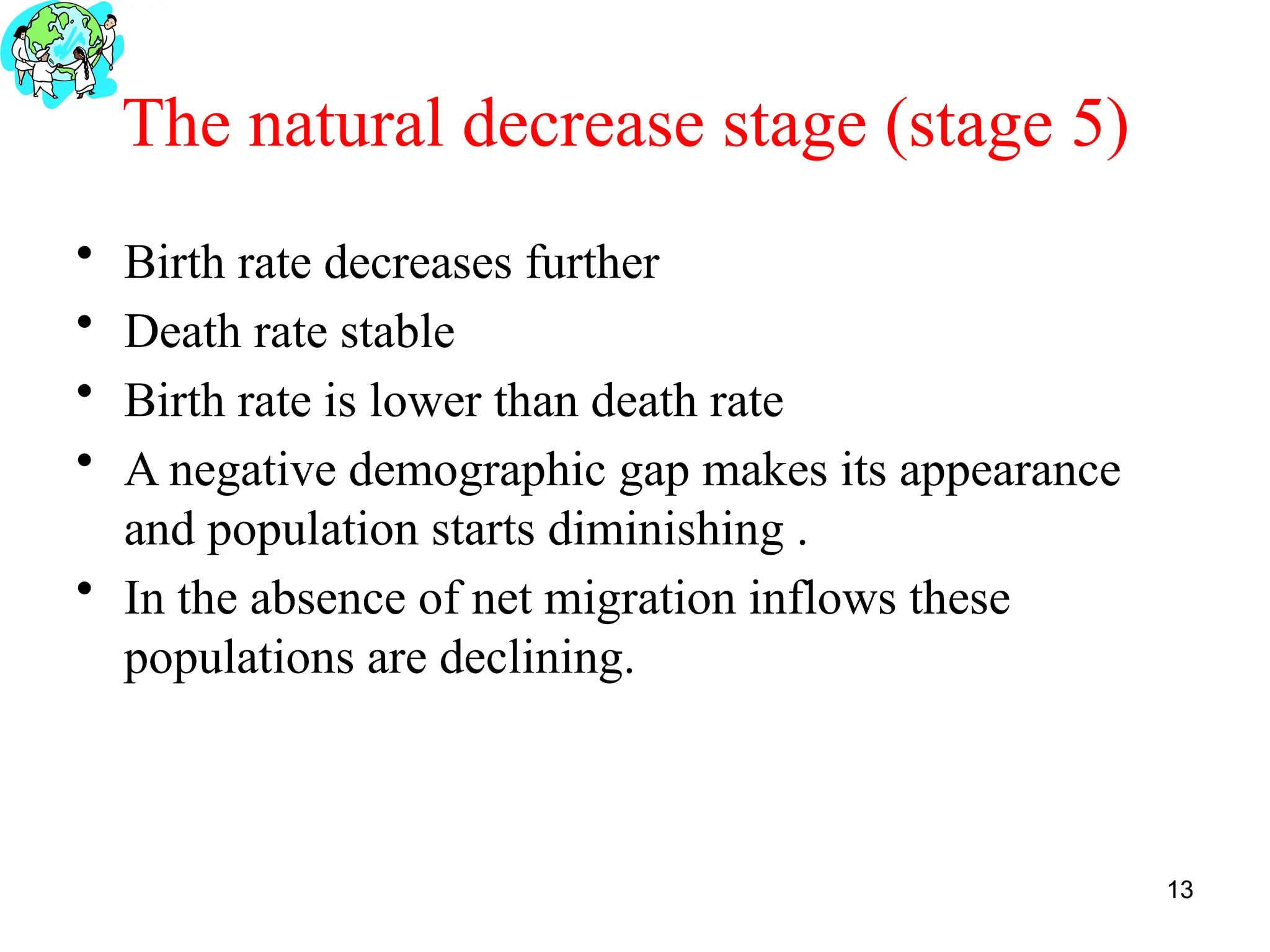 Demography and stages of demographic cycle | PPTX