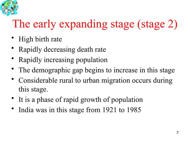 Demography and stages of demographic cycle | PPTX
