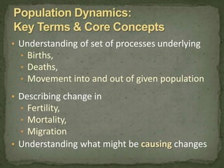 Demographic Processes | PPTX