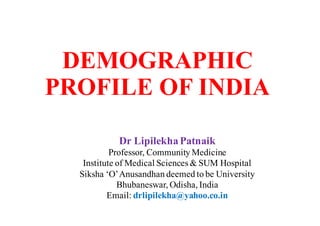 Demographic profile of india | PDF