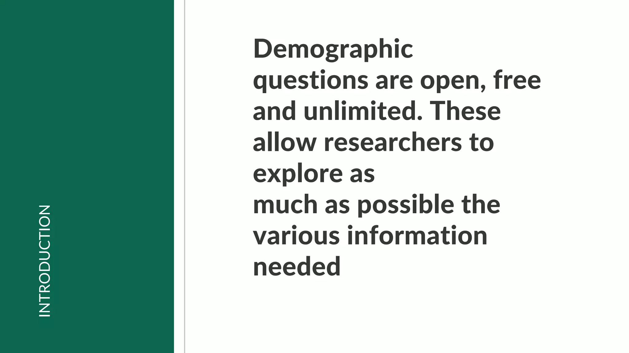 Demographic questions for your research | PDF