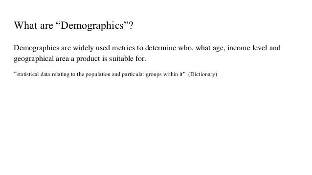 Demographics | PPTX