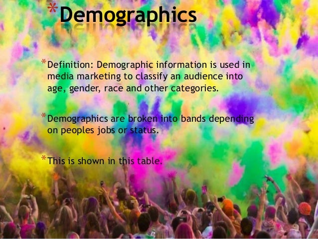 Demographics Meaning