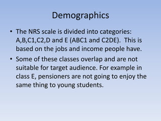 Demographics and Psychographics | PPTX